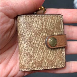 Coach | Accessories | Signature Coach Mini Photo Keychain | Poshmark
